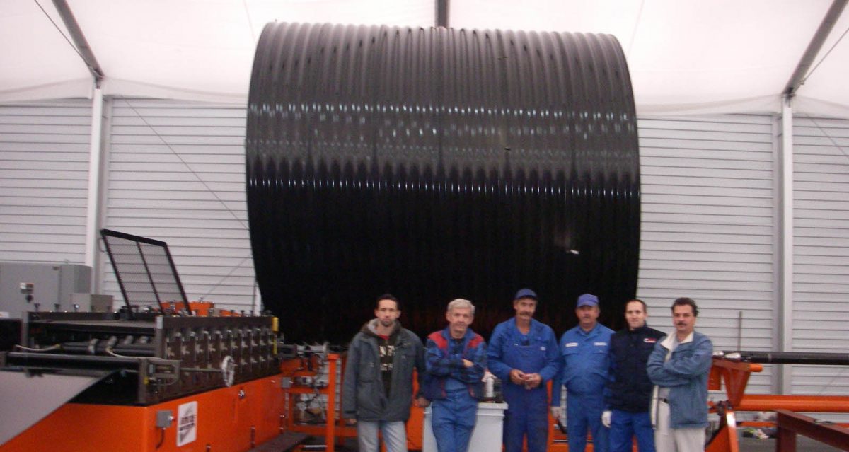 Roll Forming Machine Corrugated Still Pipe (CSP) | Ironside Manufacturing